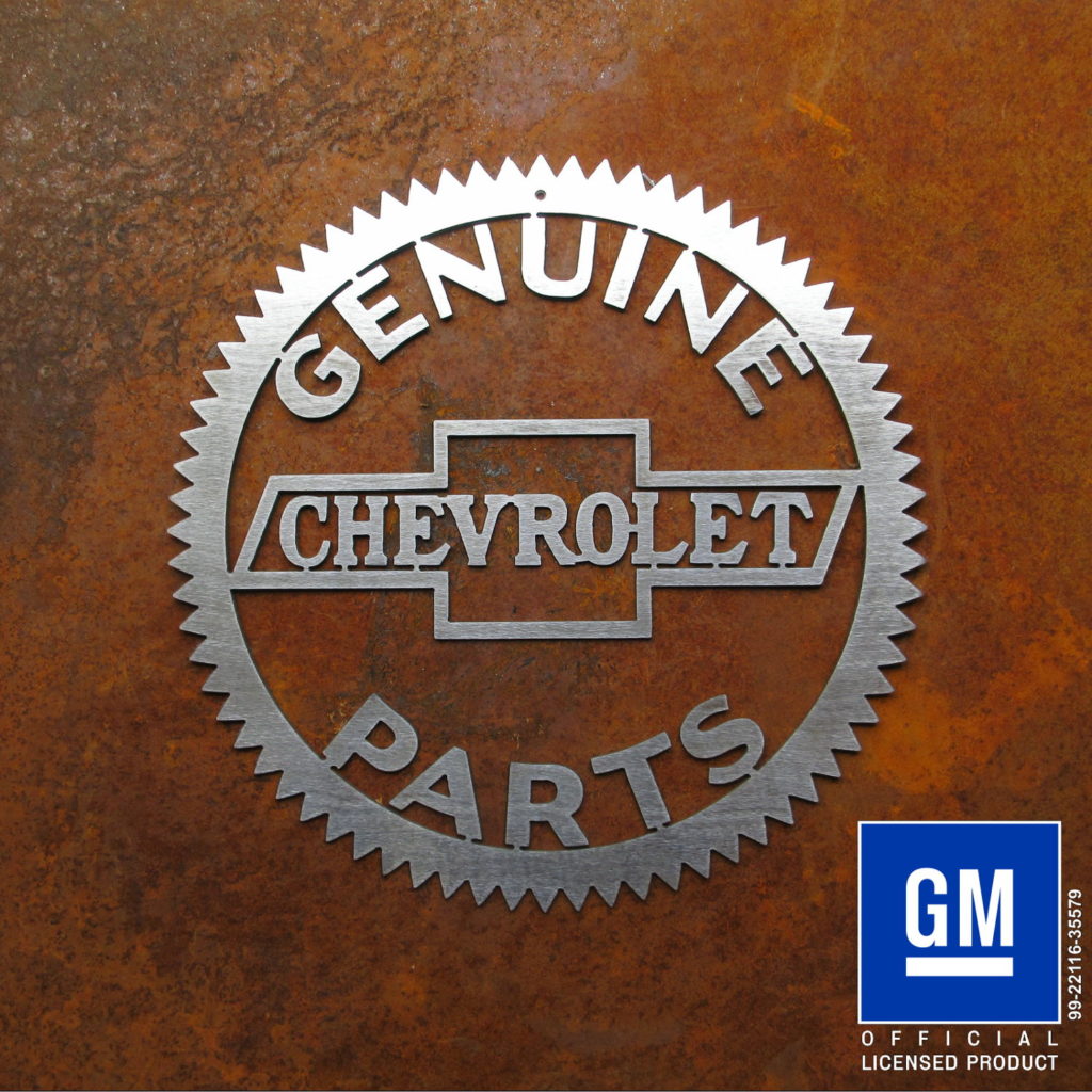 Chevrolet Genuine Parts Sign - Speedcult Officially Licensed