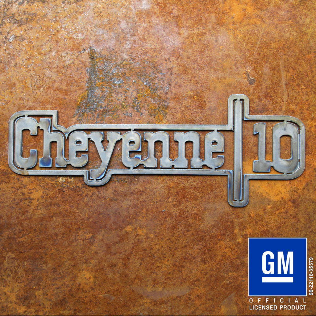 Cheyenne 1973-74 Sign - Speedcult Officially Licensed