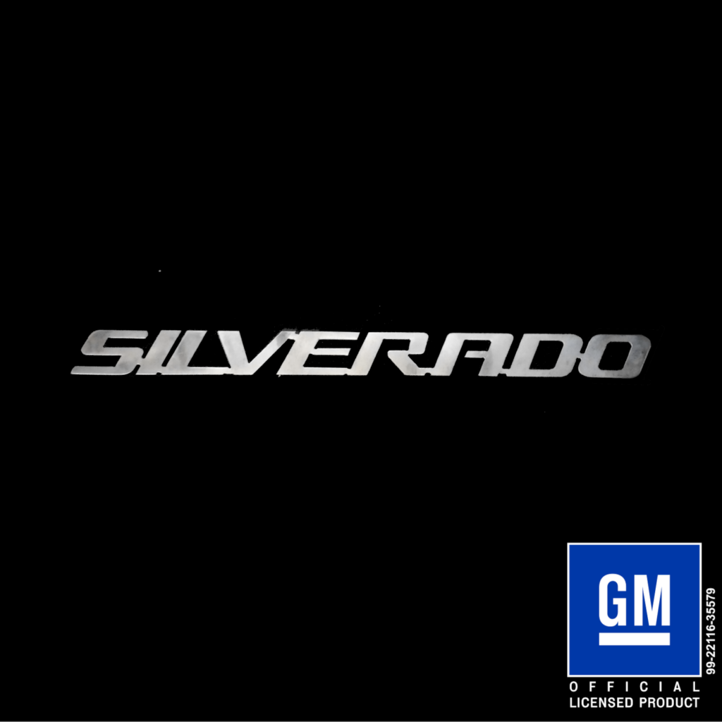 Silverado 1999 Metal Cut Logo - Speedcult Officially Licensed